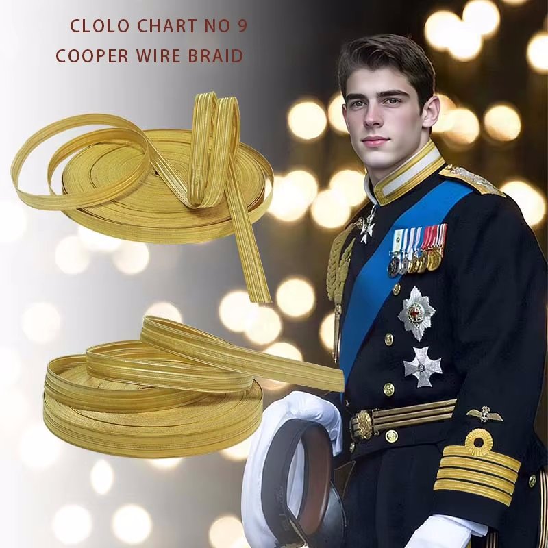 Elite Gold Metallic Braid #9 – Professional Attire, Air/Sea Crew ...